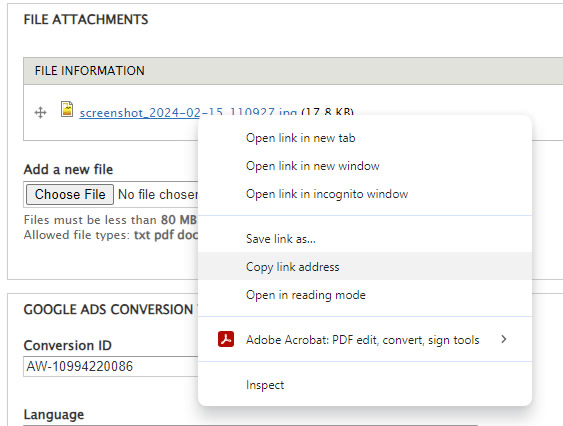 Adding Images to Nodes in Drupal | Computing for Arts and Sciences